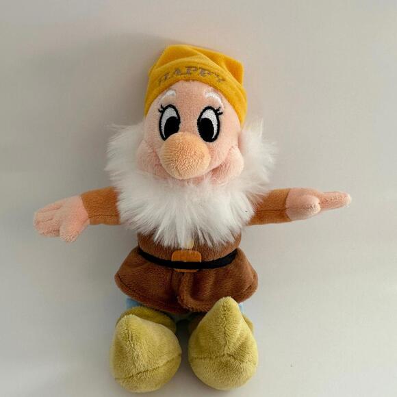 Toys | Disney Vintage Plush Happy The Dwarf From Snow White And The 7 ...